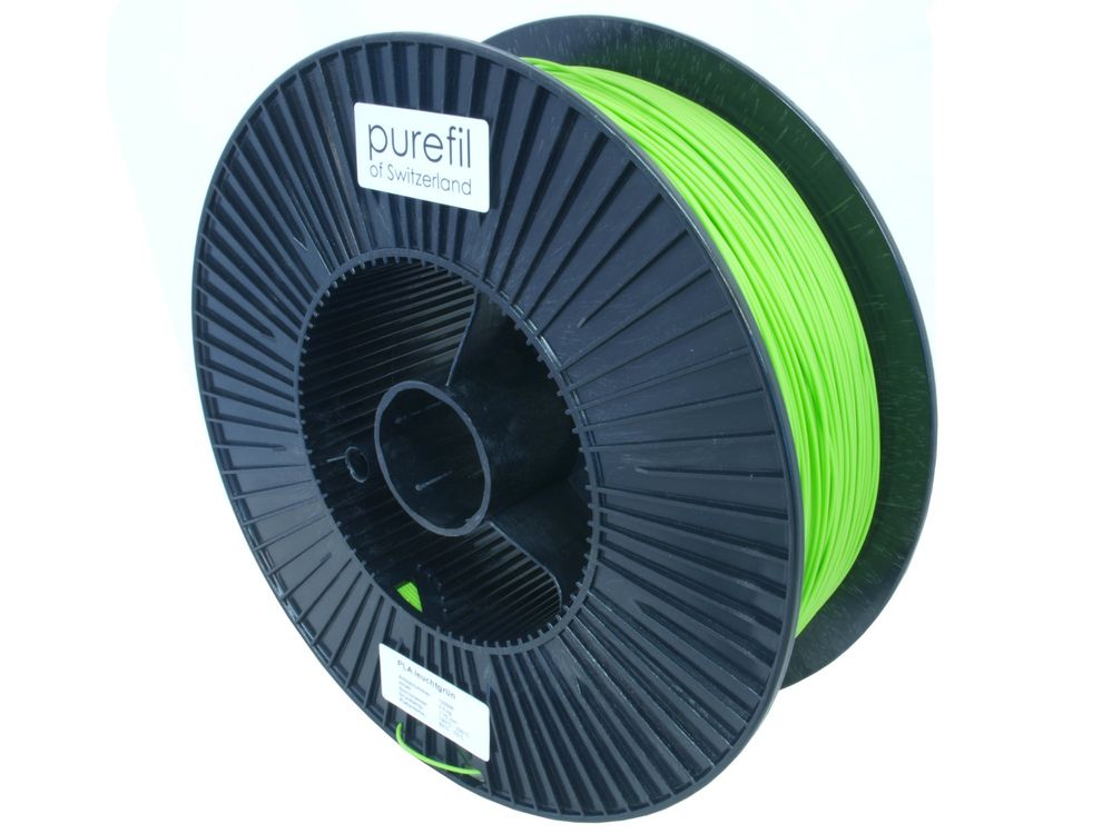 purefil PLA Filament hellgrün 2.5kg 1.75mm (Neu und originalverpackt ...