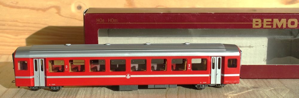 BVZ Personenwagen B 2281. Bemo Art. 3271 501. HOm. (Gebraucht) in Horw ...