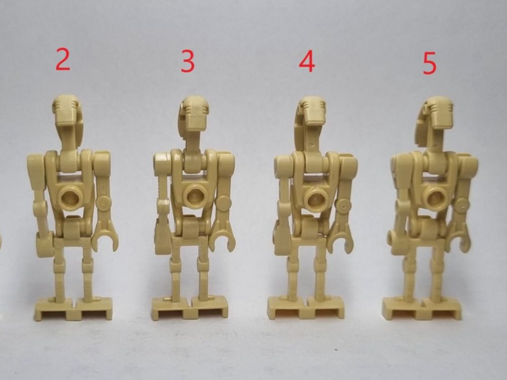 LEGO Star Wars sw0001c Battle Droid with One Straight Arm (Neu (gemäss ...