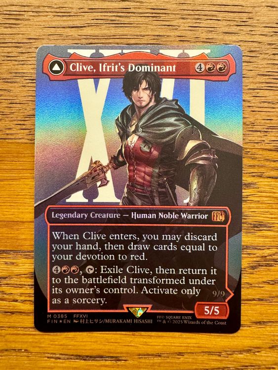 Borderless Foil Clive, Ifrit's Dominant FINAL FANTASY NM (Neu (gemäss ...