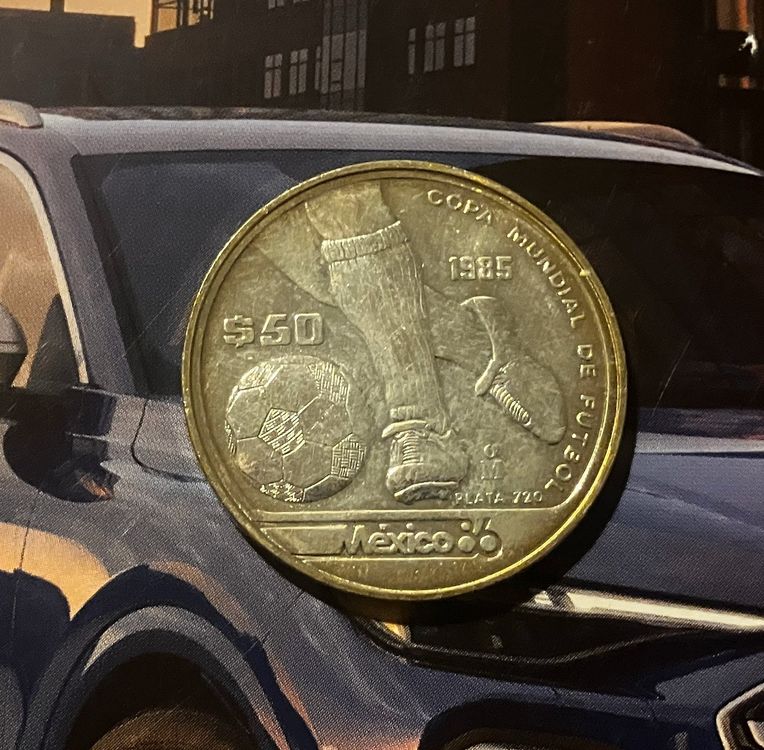 50 pesos ARGENT (720 ) - Coupe du monde de Foot MEXICO 1986 (D'occasion ...