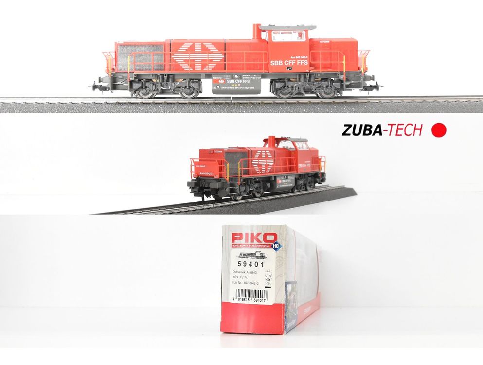 Piko 59401 Diesellok Am 843 SBB H0 GS Analog mit OVP | Kaufen auf Ricardo