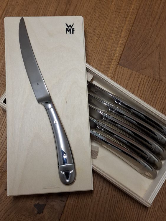 WMF Steakmesser Set "BULLHEAD", 6-teilig, neuwertig🥩🔪 (Neu (gemäss ...