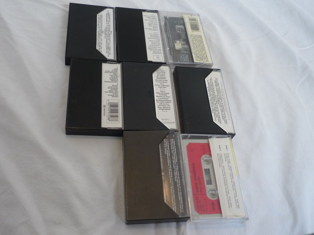 8x MC Kassetten alle Weihnachtslieder Weihnachten usw Set (Gebraucht ...