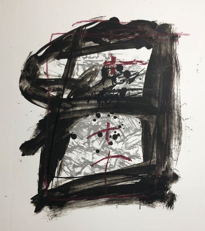 Antoni Tapies Lithographie Handsigniert (Gebraucht) in Root für CHF 505 – mit Lieferung auf ...