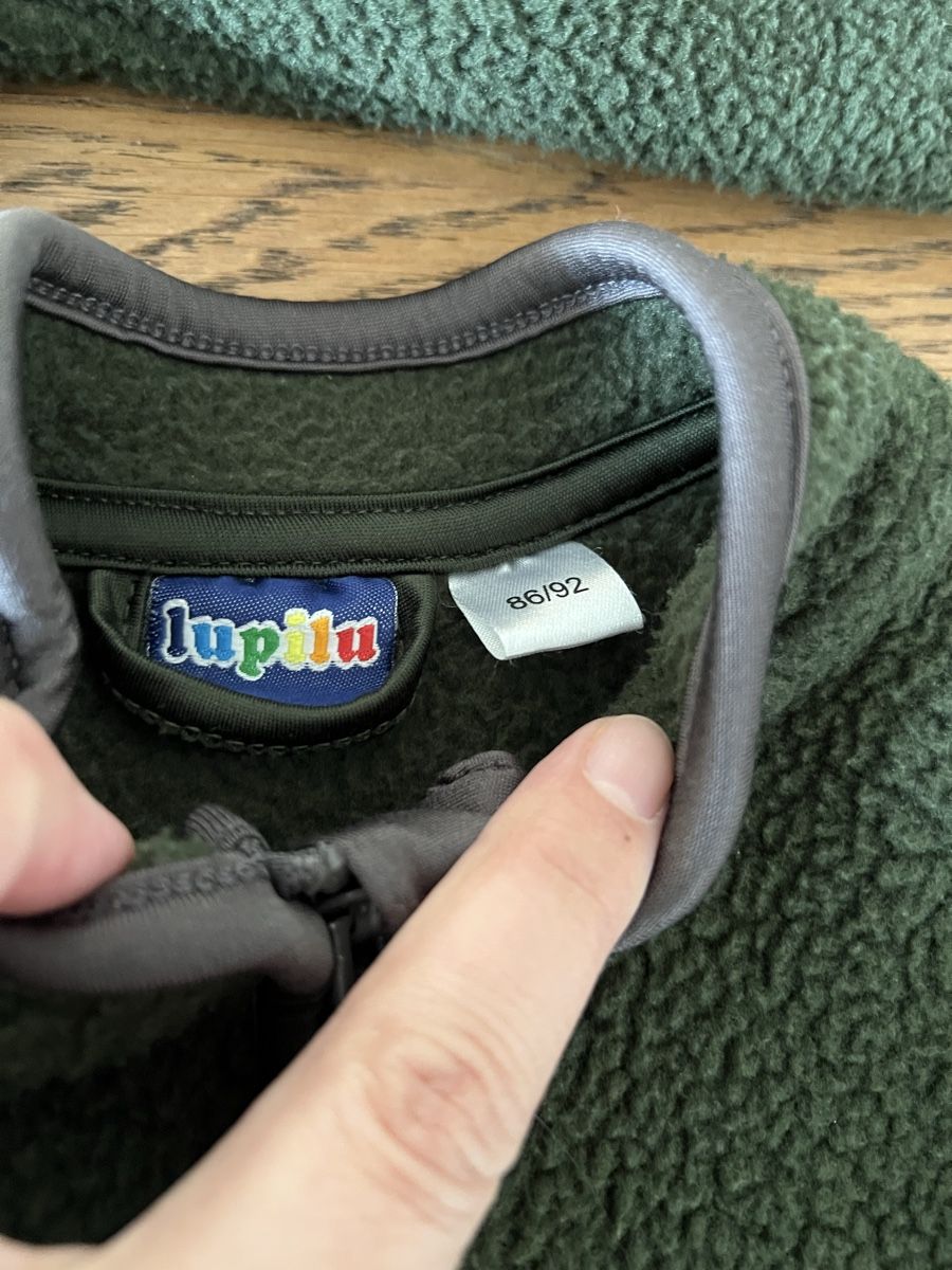 Lupilu Pile tuta e giacca da bambino 86/92 verde (Usato) a Saland per ...