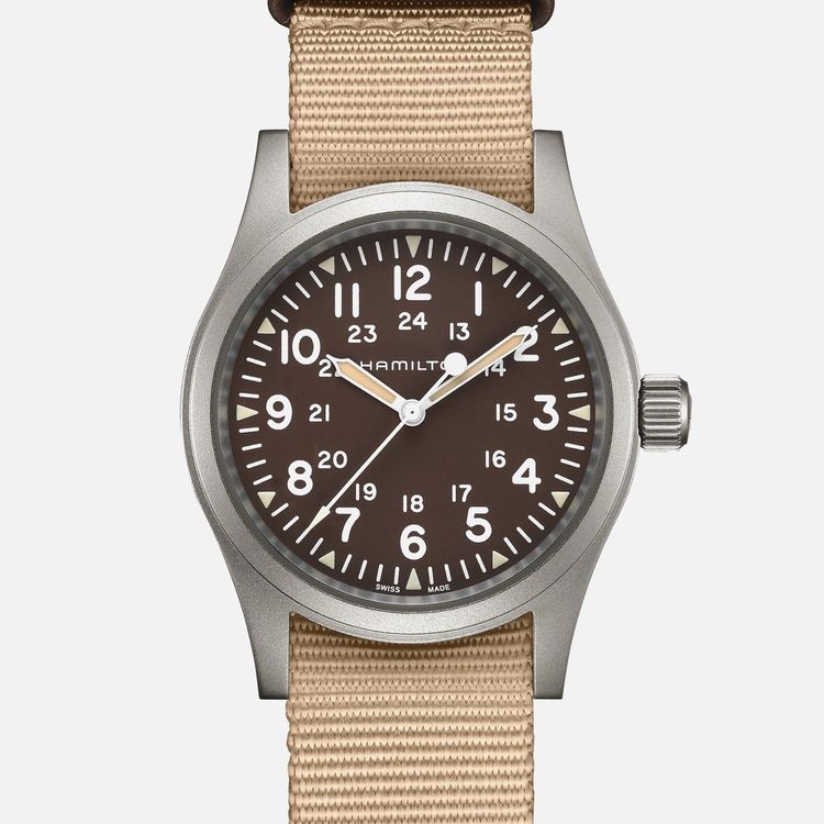 Hamilton Khaki Field Mechanical 38mm Brown Dial (Gebraucht) in für CHF ...