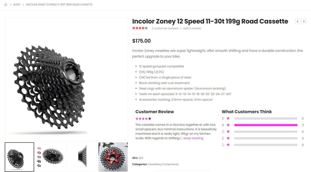 Zoney ultralight cassette 12s 11/30 (Gebraucht) in Bülach für CHF 20 ...