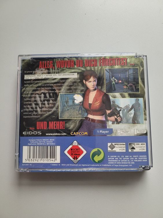 Resident Evil Code: Veronica / Sega Dreamcast (PAL) | Kaufen auf Ricardo