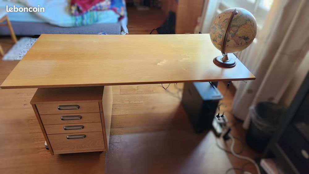 Grand bureau ikea Galant 160x80 + meuble tiroirs | Kaufen auf Ricardo