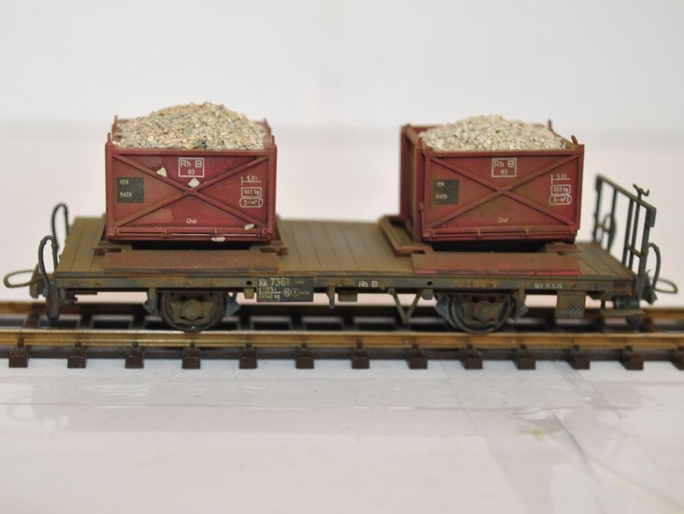 Bemo Behälterwagen RhB (MJT035) | Kaufen auf Ricardo