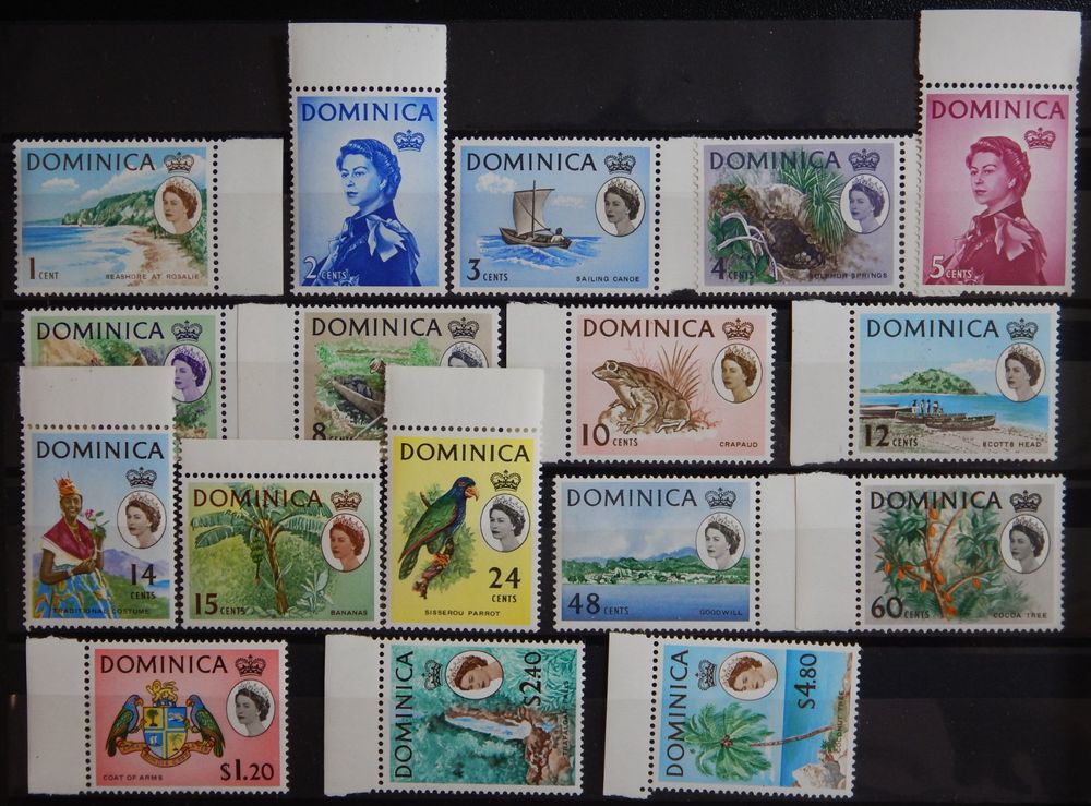 Dominica British Kat. 160-176 ** 1963 Kat. 50 Euro (Gebraucht) in ...