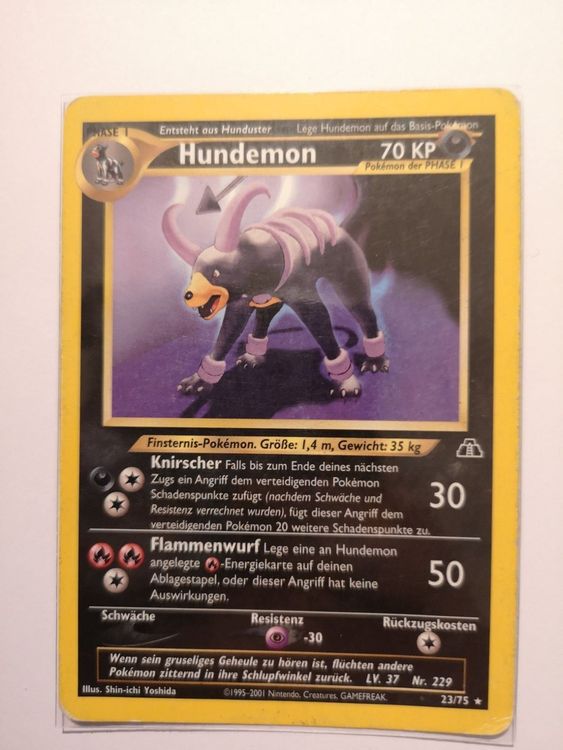 Hundemon Neo Entdeckung 23/75 Pokémon (Gebraucht) in Luzern für CHF 13 ...