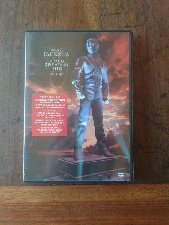 MICHAEL JACKSON - DVD video greatest hits - HIStory | Kaufen auf Ricardo