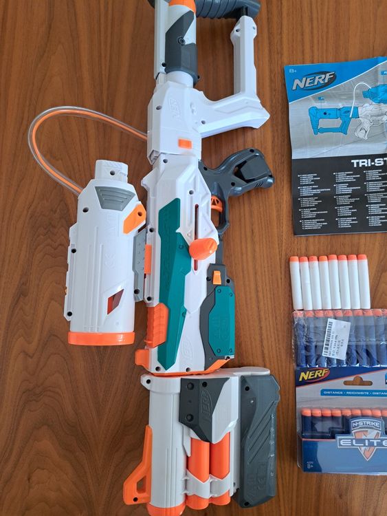 NERF N-Strike Modulus Tri-Strike (Gebraucht) in Bremgarten AG für CHF 12 – mit Lieferung auf ...