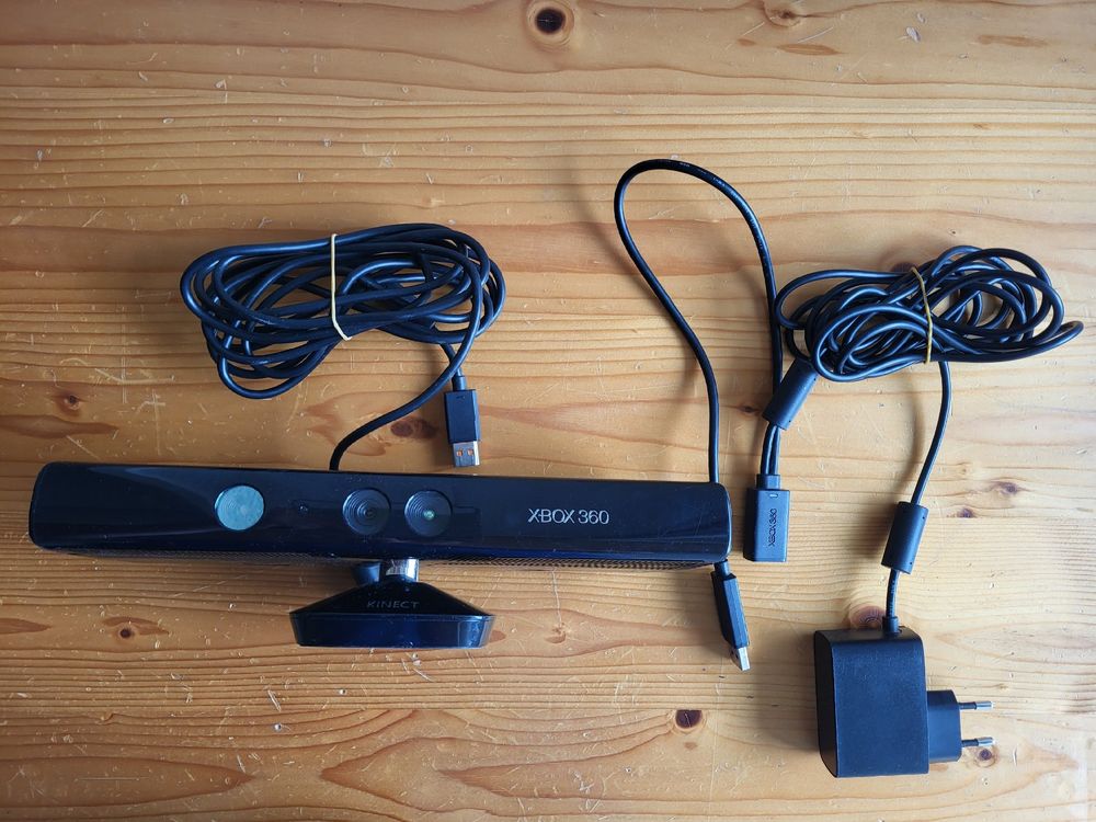 Microsoft Kinect Xbox 360 - inkl. Adapter Strom + USB (Gebraucht) in ...