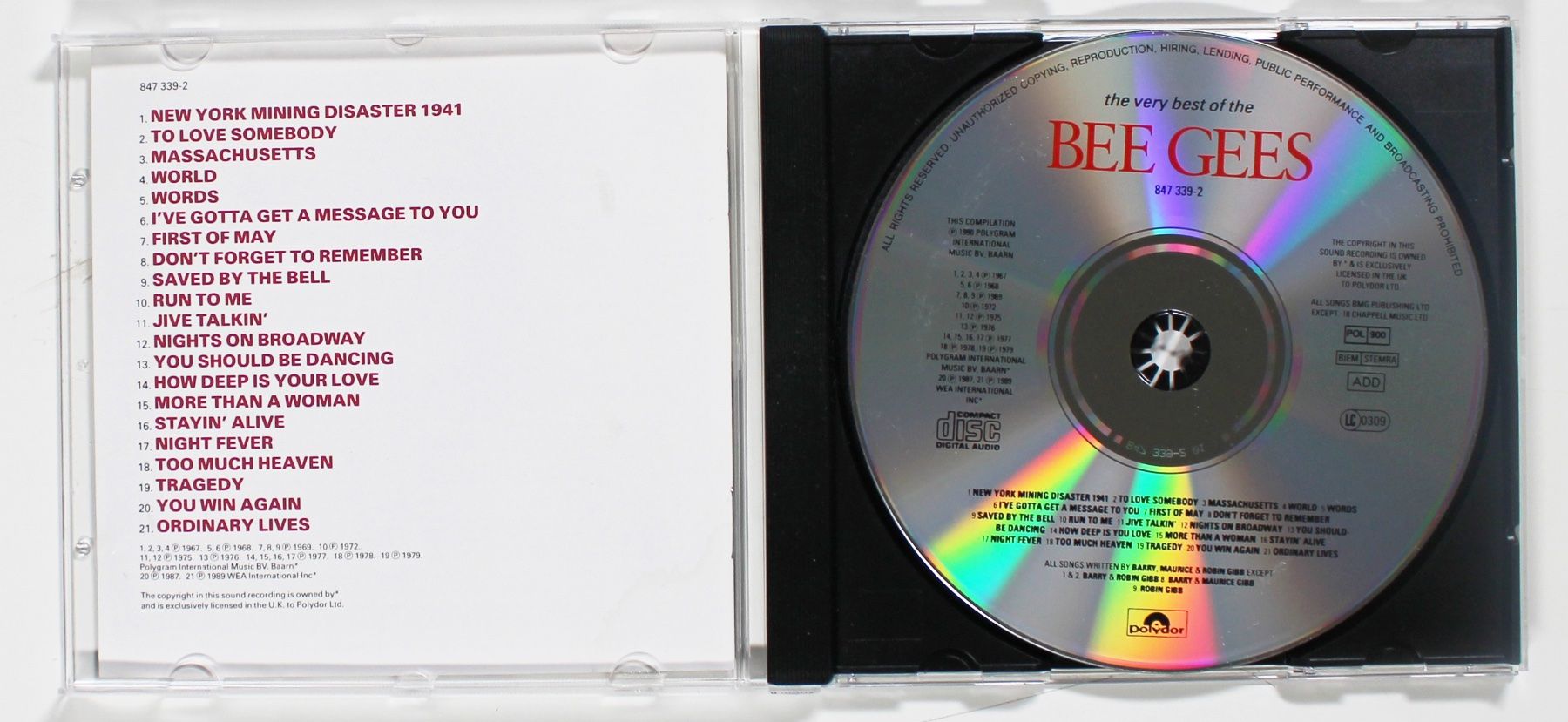 CD - BEE GEES - THE VERY BEST OF THE BEE GEES (Gebraucht) in ...
