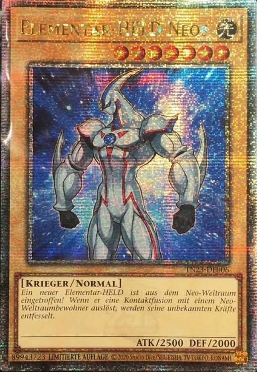 ElementarHeld Neos Quarter Century Secret Rare | Kaufen auf Ricardo