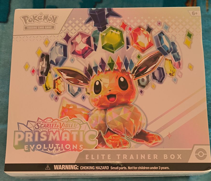 Pokemon Prismatic Evolutions Elite Trainer Box OVP!!! 🇬🇧 (Neu und ...