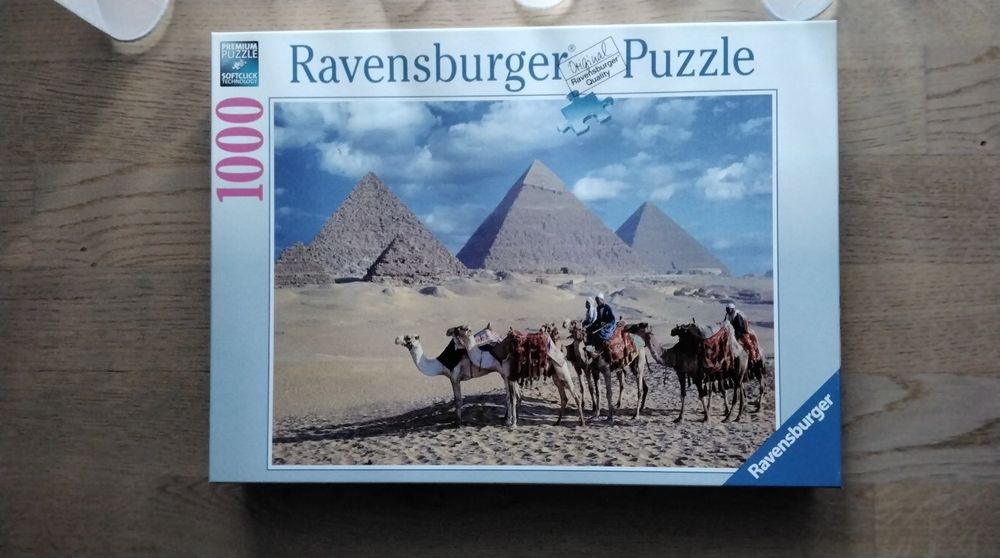 Puzzle 1000 Teile, Pyramide von Giseh,Ägypten (Gebraucht) in ...
