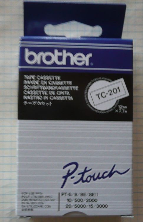 Farbband Brother P - Touch TC - 201 | Kaufen auf Ricardo