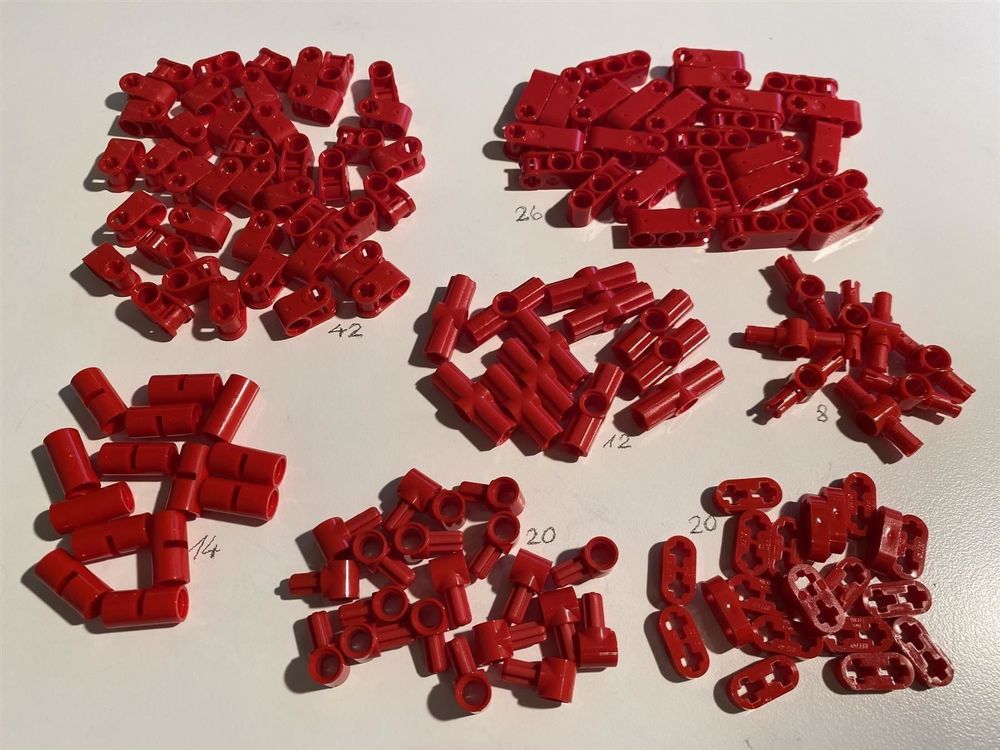 Lego*142*Technikteile*rot*NEU*R23A | Kaufen auf Ricardo