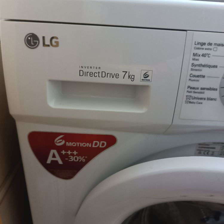 Lave-linge LG Inverter 7 kg Direct Drive occasion (Gebraucht) in Cornaux NE für CHF 100 – nur ...