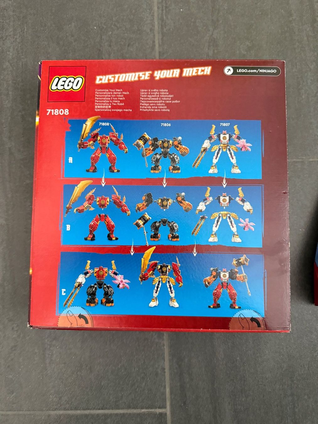 Lego Ninjago 71808 Kais Feuermech /71801 Kais Drachengleiter (Neu und ...