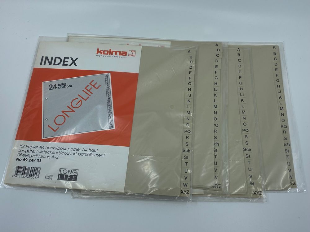Kolma Longlife Register 24 teilig A-Z - 69 249 03 (Neu und ...