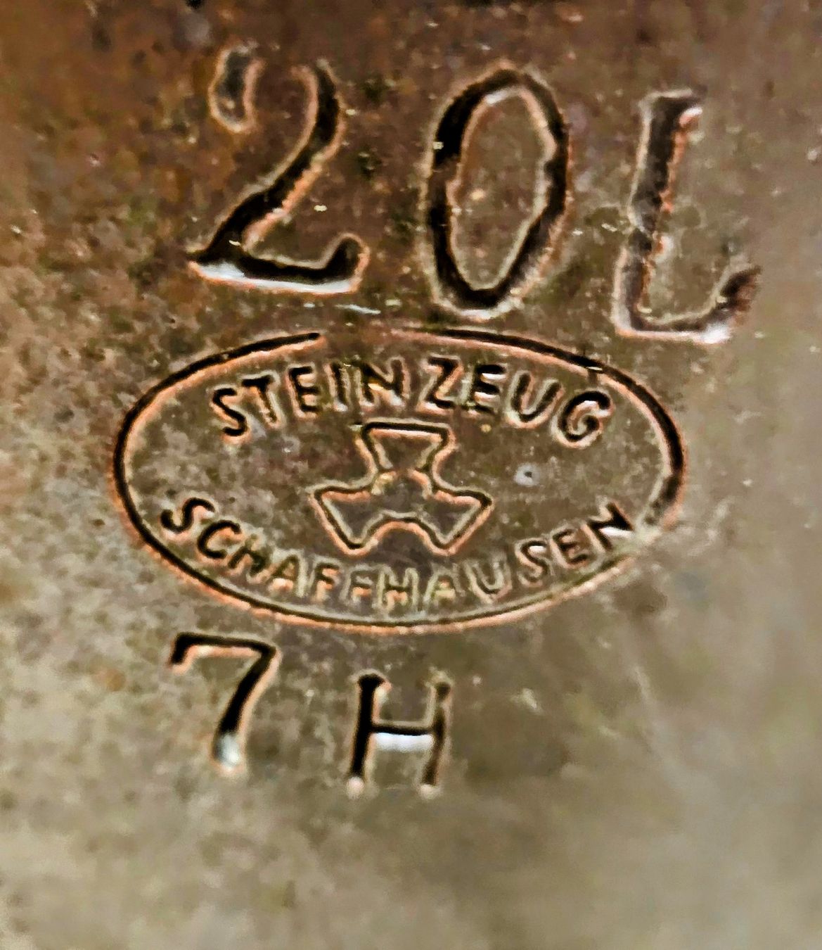 tonneau en grès ancien 20L Schaffhausen 7H vintage déco (Gebraucht) in ...