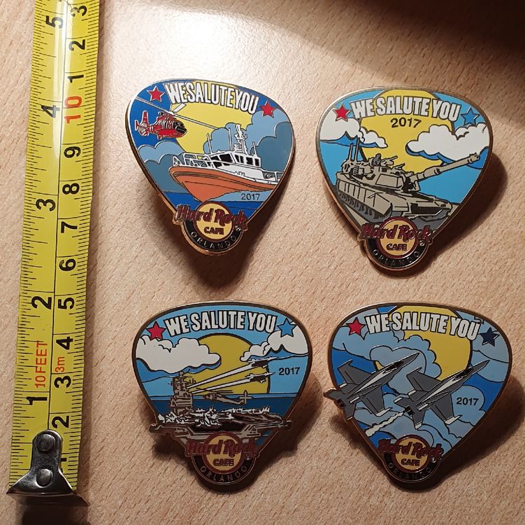 4 Hard Rock Pin von Orlando | Kaufen auf Ricardo