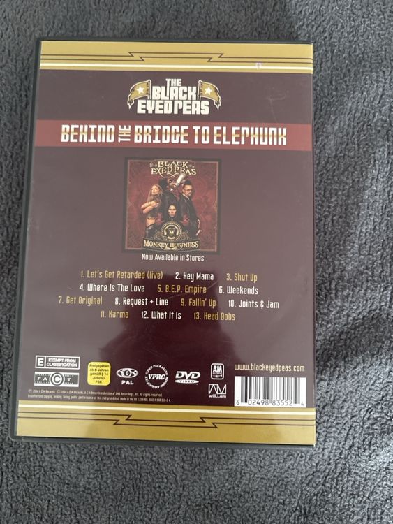 Black Eyed Peas - Behind the Bridge to Elephunk, DVD 2004 (Gebraucht ...