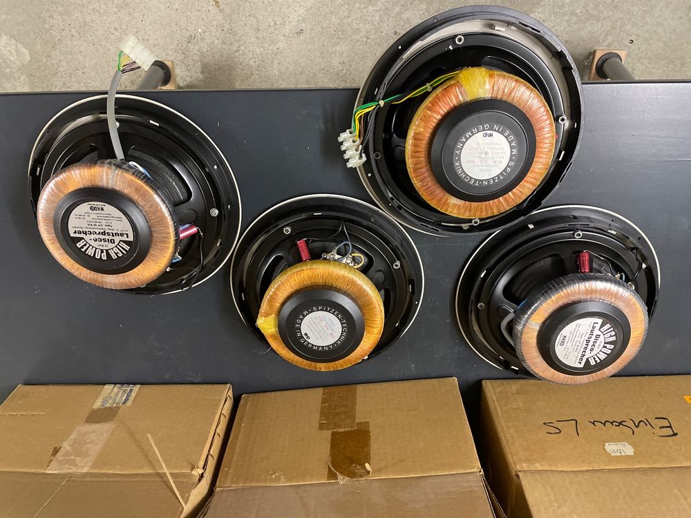 WHD Einbaulautsprecher 100Volt 4 stk. | Kaufen auf Ricardo