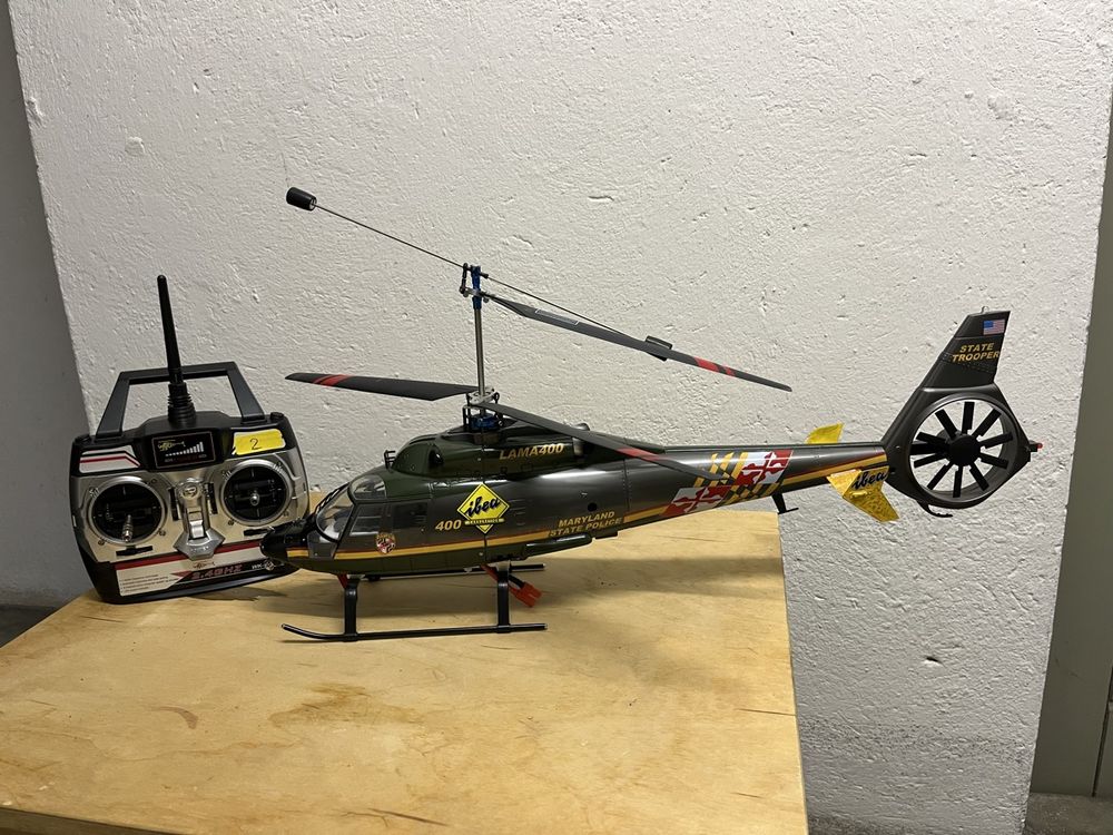 rc helikopter mit fernbedienung lama 400 (Gebraucht) in Lengnau BE für ...