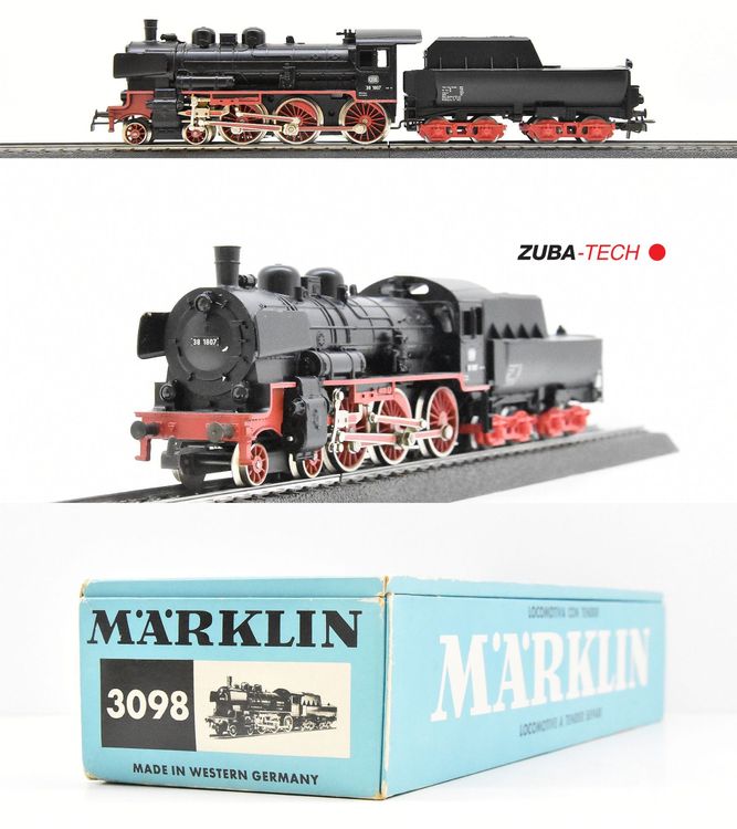 Märklin 3098 Dampflok BR 38 DB, H0 WS Analog mit OVP (Gebraucht) in St. Gallen für CHF 39 – mit ...