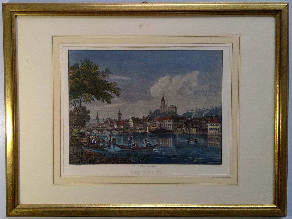 Schaffhausen, seltene Aquatinta von Labhardt / Hirchenhein (Gebraucht) in Ebikon für CHF 132 ...