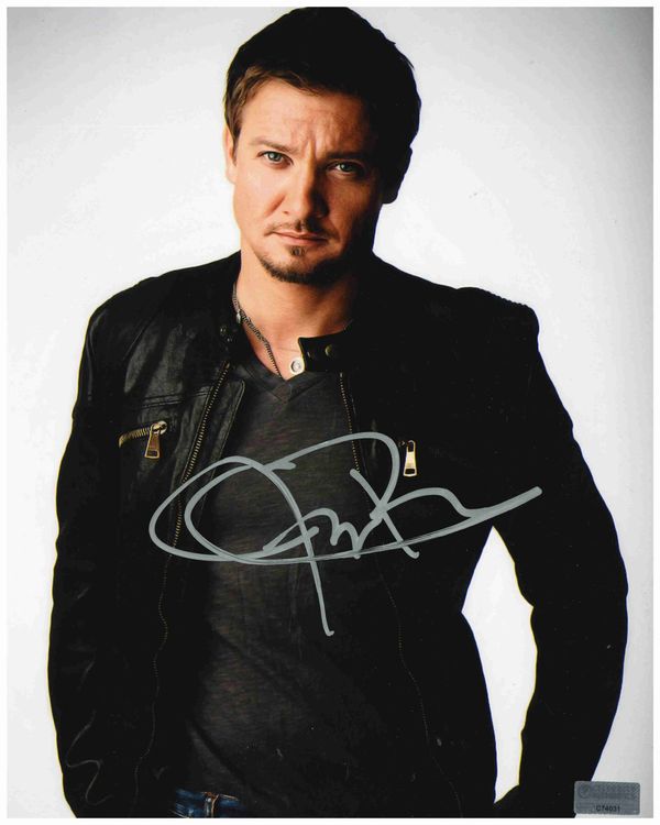 JEREMY RENNER - handsigniertes Grossfoto (20x25 cm) mit COA | Kaufen ...