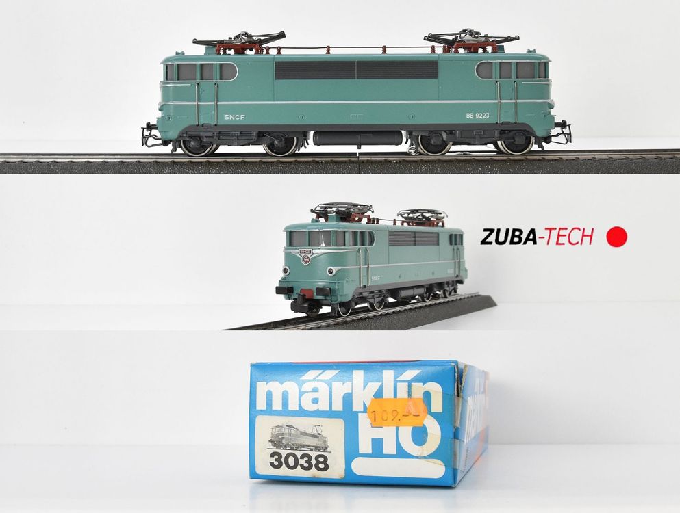 Märklin 3038 E-Lok BB 9200 SNCF H0 WS Analog mit OVP (Gebraucht) in St ...