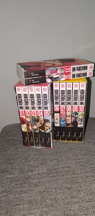 One Punch Man Manga Band 1-12 (neuwertig) (Neu (gemäss Beschreibung ...
