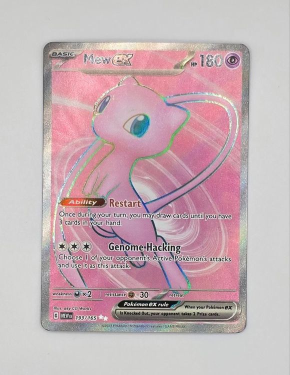 Mew ex (193/165 Set MEW 151) NM / ENG | Kaufen auf Ricardo