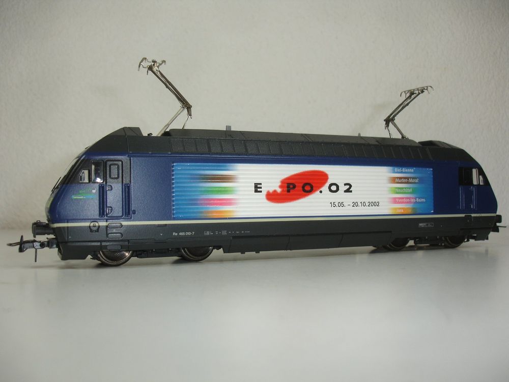 ROCO DIG: Lokomotive Re 465 BLS "Expo 2002" (Gebraucht) in Fontaines NE ...