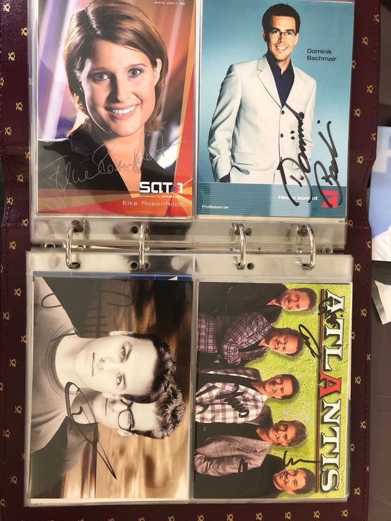 Autogrammsammlung - über 100 Autogramm (Gebraucht) in Menziken für CHF ...