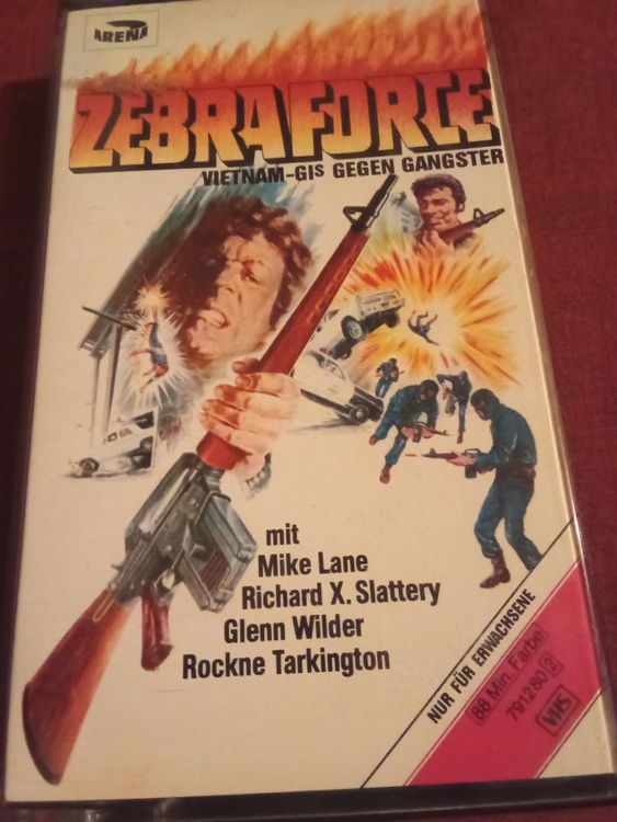 Zebra Force (USA 1976) Arena Glasbox VHS 791280 2 (Gebraucht) in ...