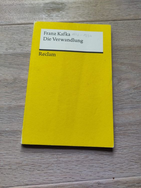 "Die Verwandlung" Franz Kafka | Kaufen auf Ricardo