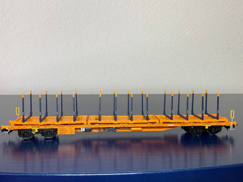 SBB CFF FFS Tragwagen Sgnss Holztransport "WASCOSA" (Neu (gemäss ...