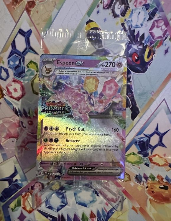 Pokémon Espeon-EX Stamp prismatic evolution (Neuf (Voir description)) à ...