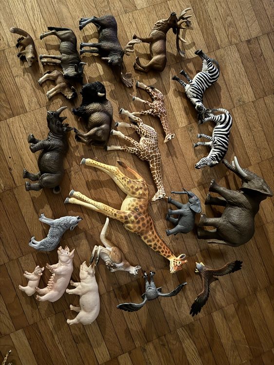 Schleich Tiere Wildtiere Afrika Bauernhof Dschungel 23 Stück | Kaufen ...