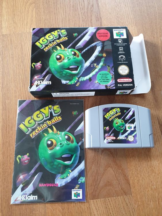 Iggy's Reckin' Balls OVP N64 Nintendo 64 (Gebraucht) in Rain für CHF 55 ...