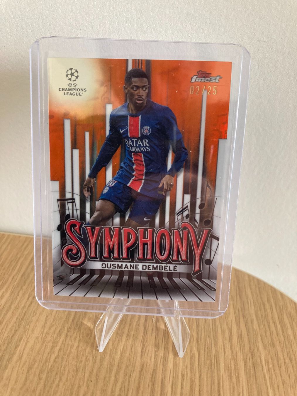 Topps Finest UEFA 2024-25 - Ousmane Dembélé Symphony /25 (D'occasion) à ...