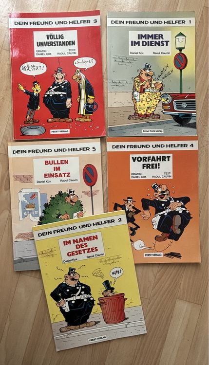 Dein Freund und Helfer, Band 1-5, rarer Comic, Feest Verlag (Gebraucht) in Kehrsatz für CHF 15. ...